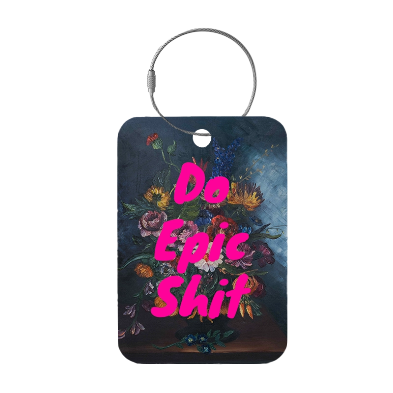 Tag-It Gepäckanhänger 9 cm - Do Epic Shit - Bunt